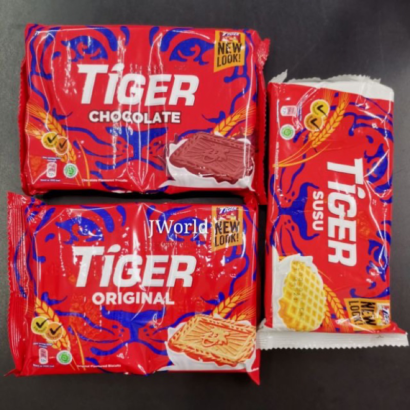 TIGER BISCUITS (TIGER SUSU 175G/TIGER COKLAT 180G/TIGER ORIGINAL 180G ...