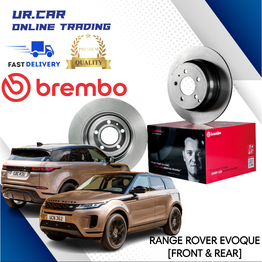 BREMBO RANGE ROVER DISC BRAKE ROTOR EVOQUE FRONT (DEPAN) & REAR ...