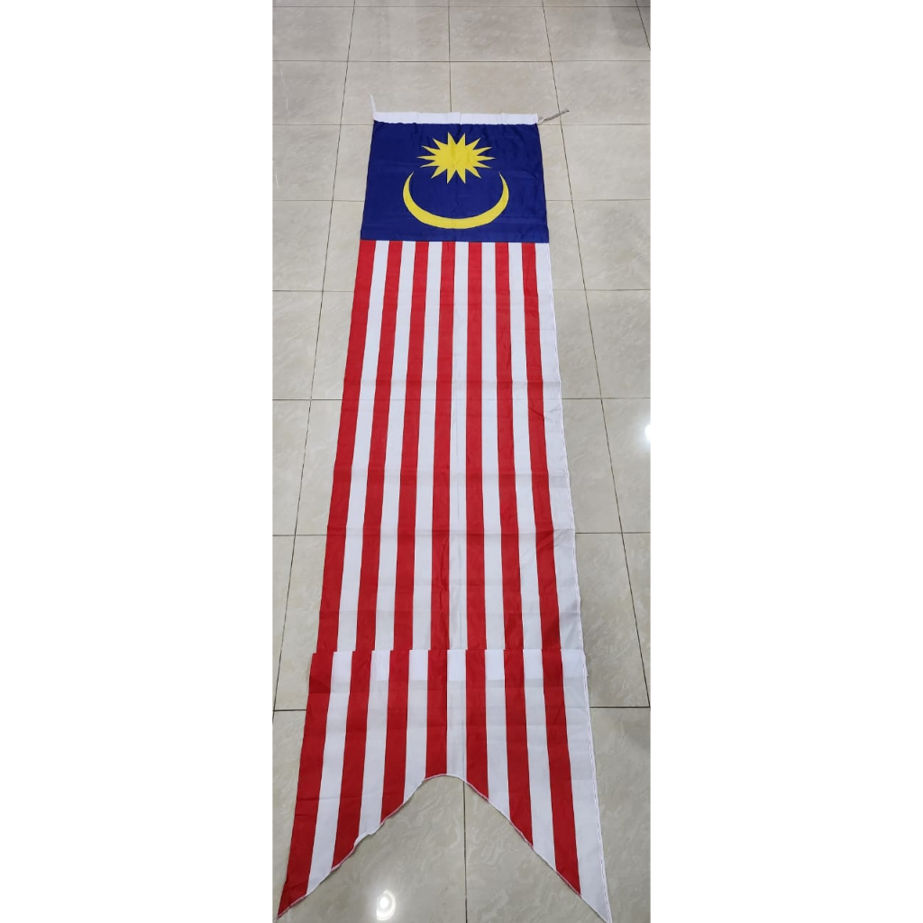 Malaysia Fish Tail banner Size: 24" x 93" /2ft x 8ft Polyster/Nylon ...