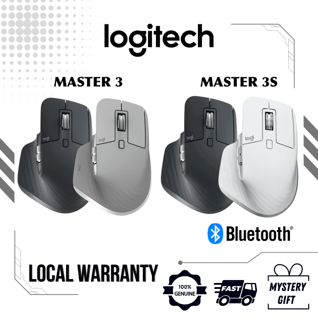 Logitech MX Master 3S / Master 3 Advanced Wireless Mouse (Original ...