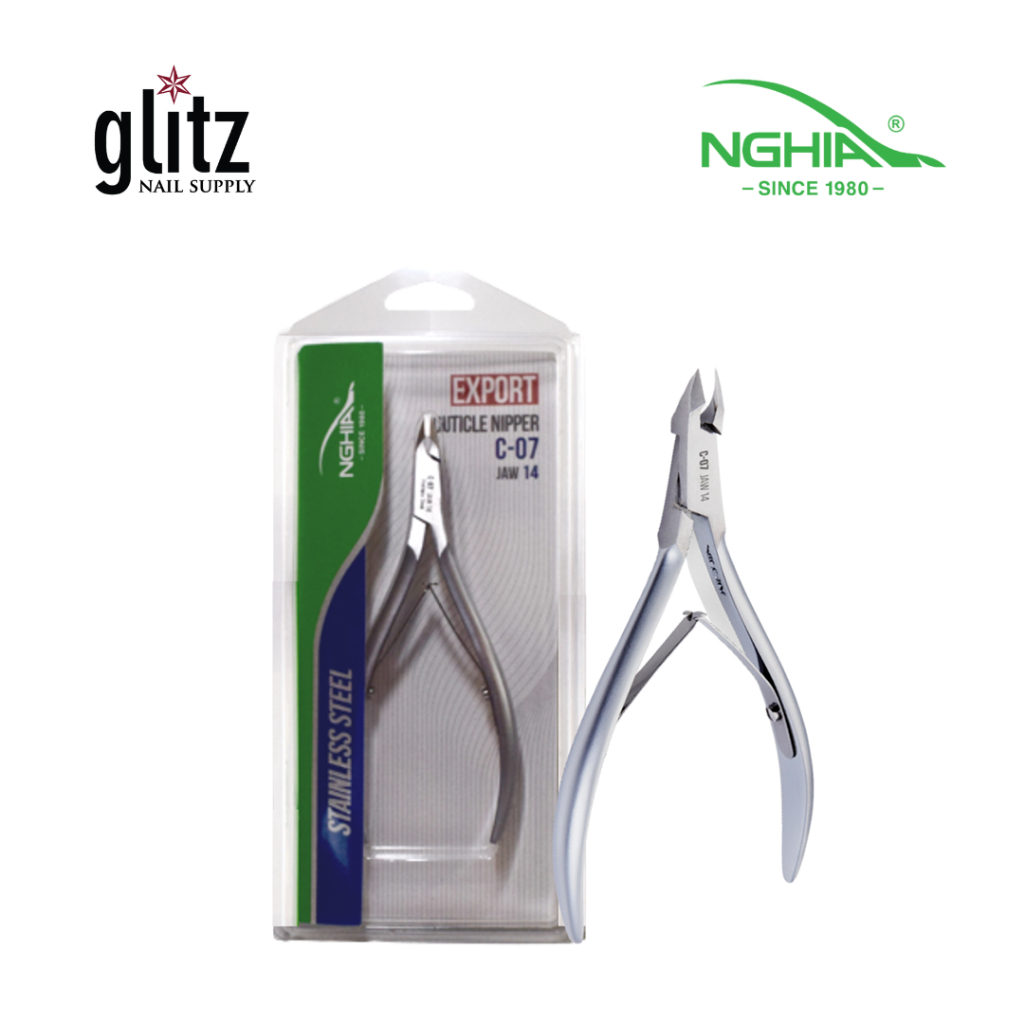 NGHIA Cuticle Nipper C04 (D03) Jaw 14 Stainless Steel Manicure Tool ...