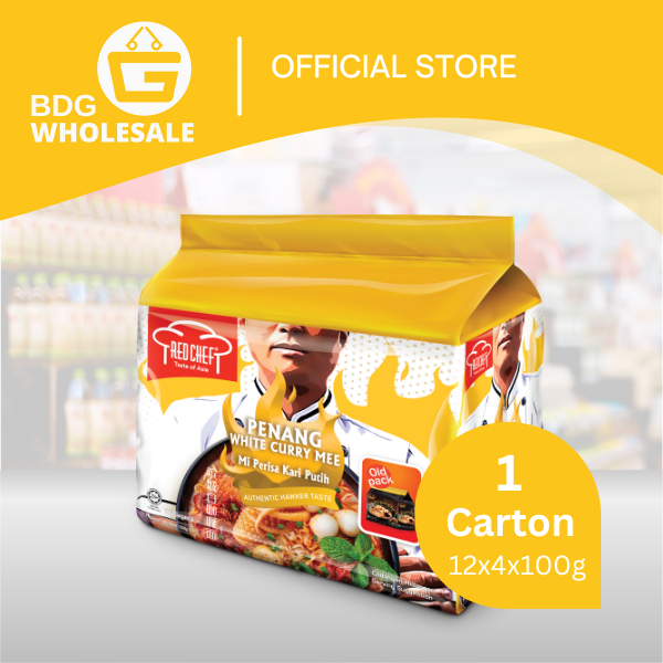 Red Chef Pandan White Curry Noodles 12 x 100g | Shopee Malaysia