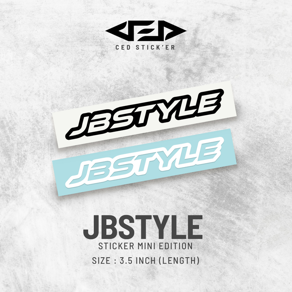 JB STYLE STICKER (MINI EDITION) | Shopee Malaysia