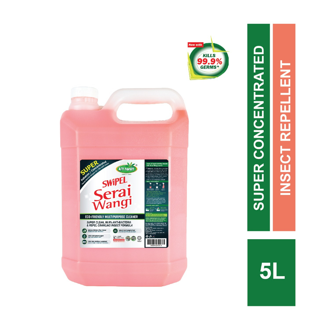 Serai Wangi SWiPEL® 5 Liter - Menghalau Serangga, Multi Purpose Cleaner ...