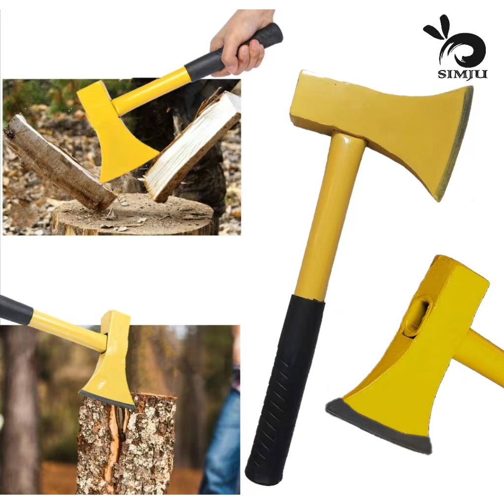 High Carbon Steel Axe Steel Pipe Handle Hatchet Axe (Kapak) | Shopee ...
