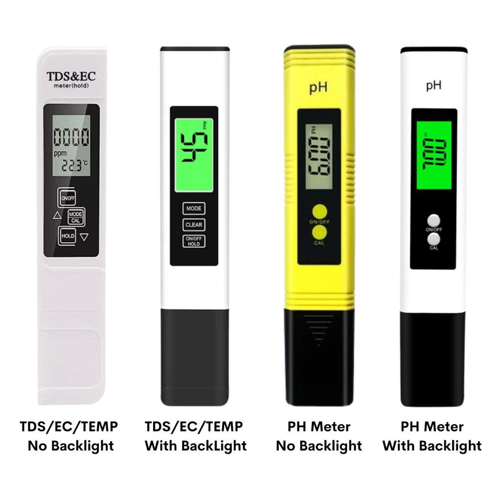 EC Meter PH Meter LCD Digital Water Tester EC TDS PPM PH TEMPERATURE ...