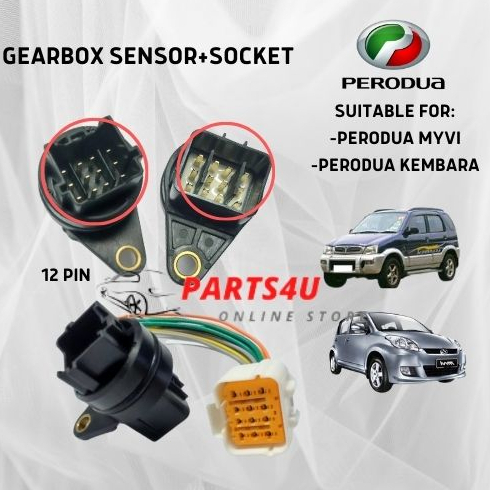 PERODUA KEMBARA, MYVI, ALZA, AVANZA - 12X12 PIN GEAR BOX CONNECTOR ...