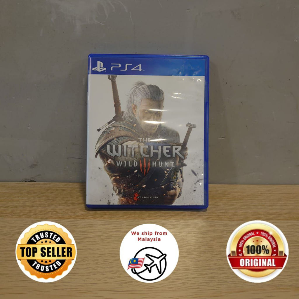 PS4 GAMES/ THE WITCHER 3 WILD HUNT 100% ORIGINAL USED | Shopee Malaysia
