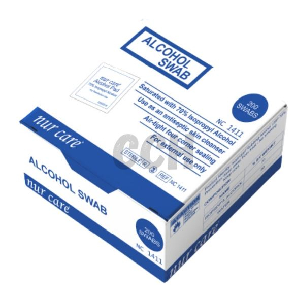 Non Woven Alcohol Swabs 100's (70% Isopropyl Alcohol, To Kill Virus ...