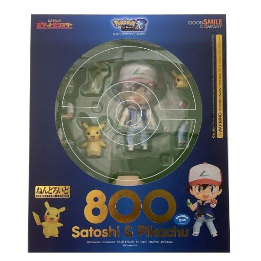 Nendoroid 800 Pokemon Satoshi Ash Pikachu Good Smile Company | Shopee ...