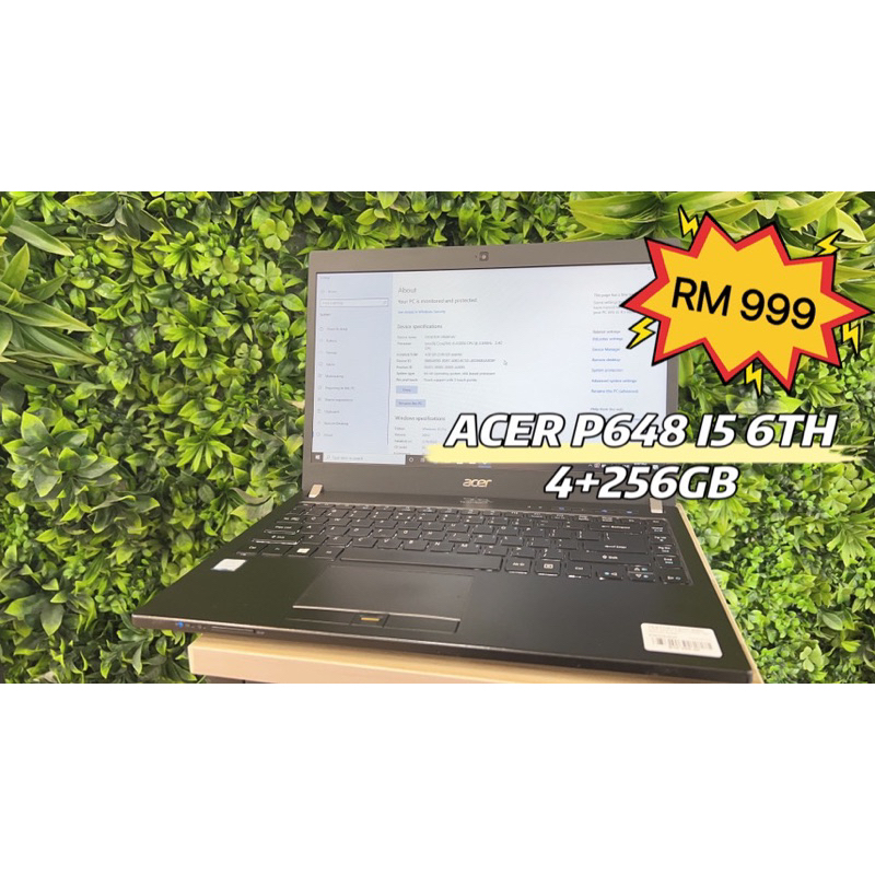 💻SECOND HAND💻ACER P648 i5 6TH 4+256 | Shopee Malaysia