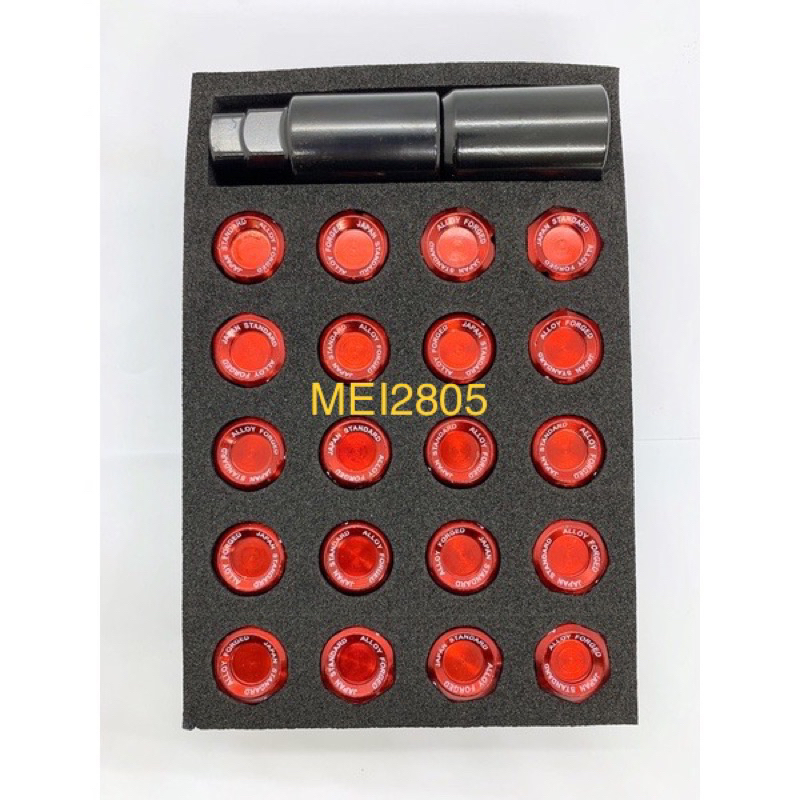 (42mm/32mm) Japan Standard Racing Lock & Nut M12xP1.5 Wheel Nut Sport ...