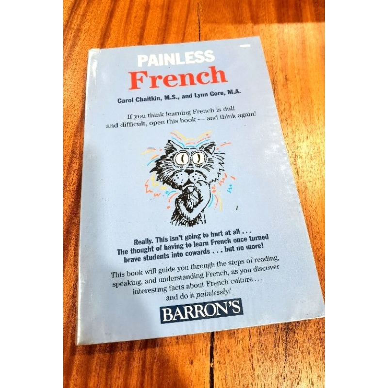 Painless French Learn Self Taught French Language Lesson Book Barron's ...