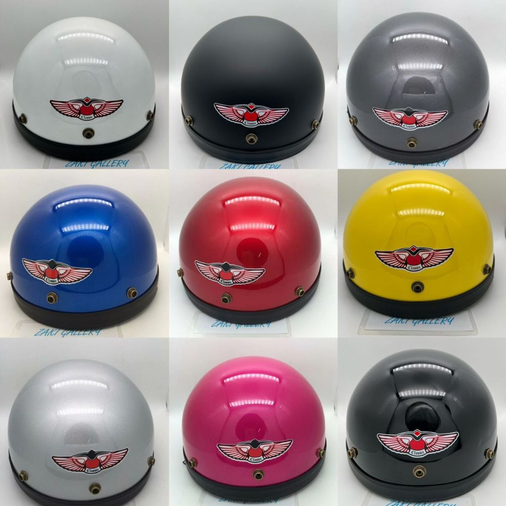 100% Original Helmet Separuh 1/2 Half Cut | Shopee Malaysia