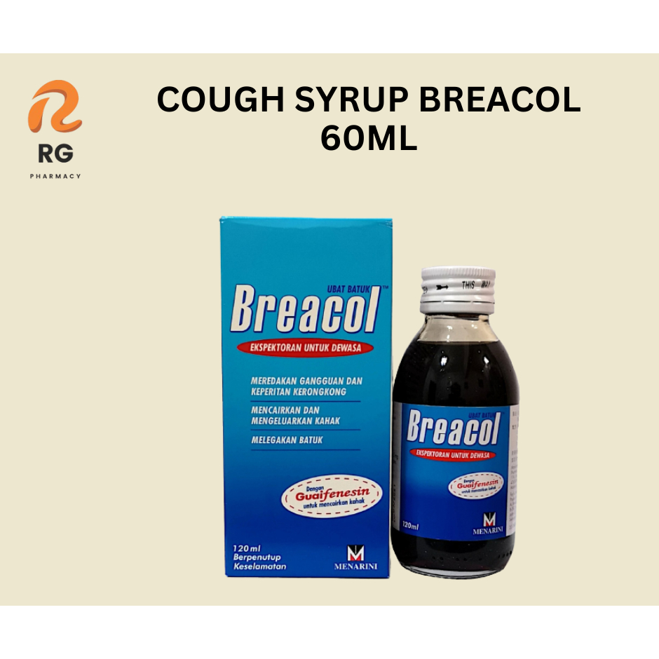 COUGH SYRUP BREACOL 60ML | Shopee Malaysia