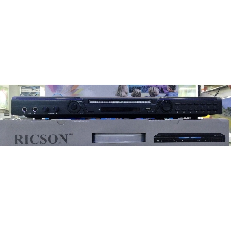 Ricson HDMI Karaoke Mic Input & Key Control Dvd Player K27 Free HDMI ...