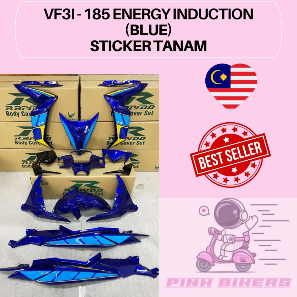 Coverset Cover Set VF3 VF3i 185 LC135 V6 NVX V1 V2 Y16ZR Y16 Sticker ...
