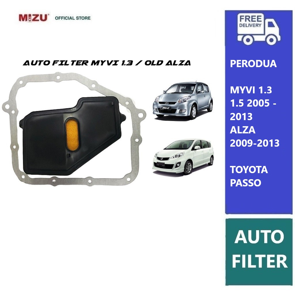 MIZU AUTO FILTER OEM PERODUA MYVI 1.3 1.5 2005 - 2013 ALZA 2009-2013 ...