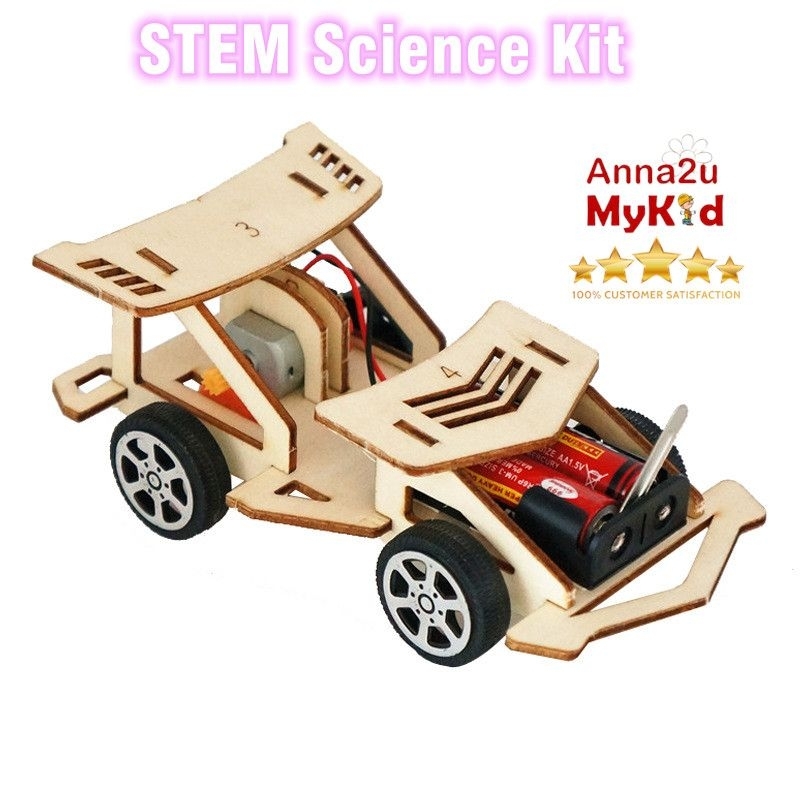 RBT Project DIY Cars Assembled Wooden Car DIY RBT Kereta 小六环保车制作 ...