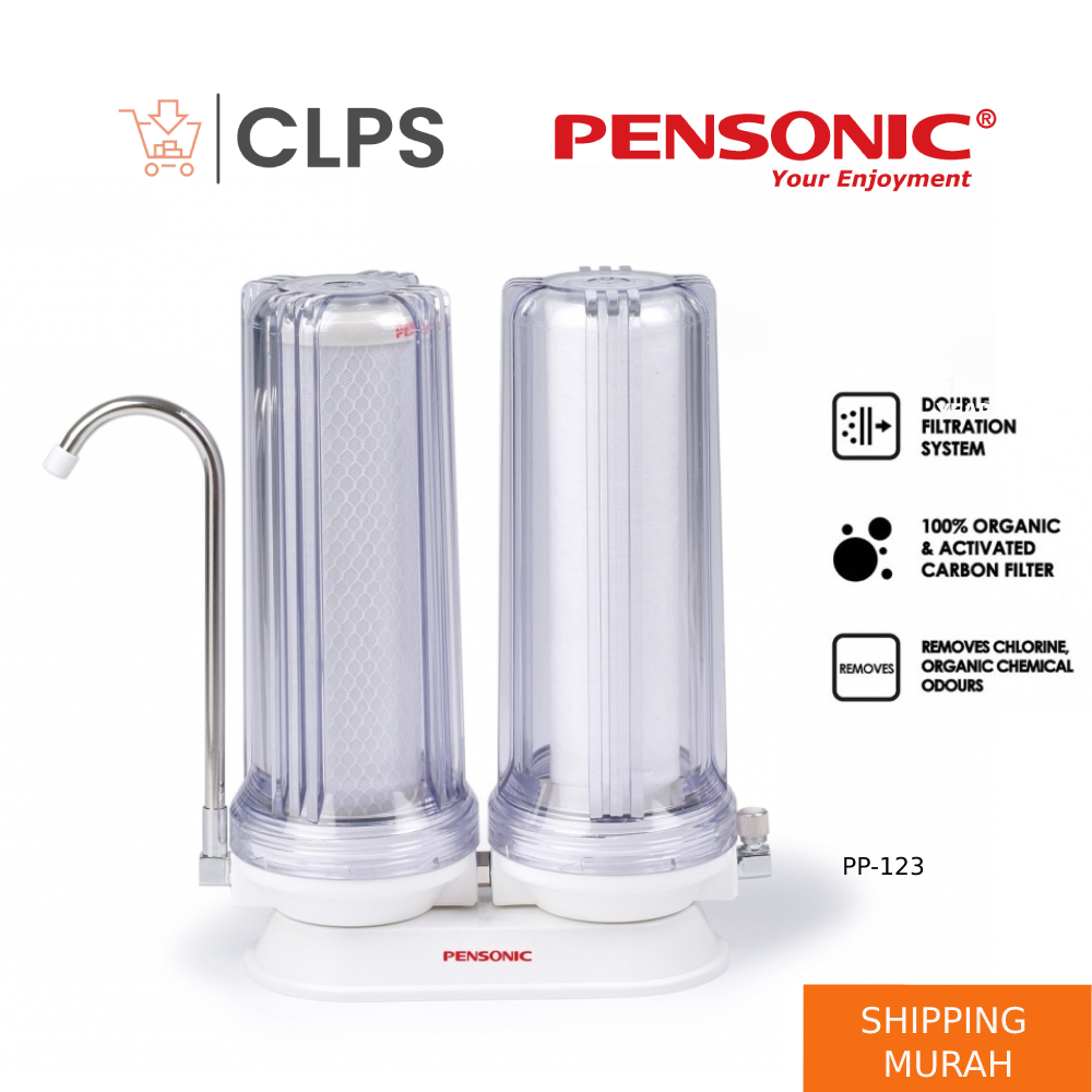 Pensonic Double Purifier Filter PP-123 净水机 PP123 Water Filter Double Filtration System Sistem ...