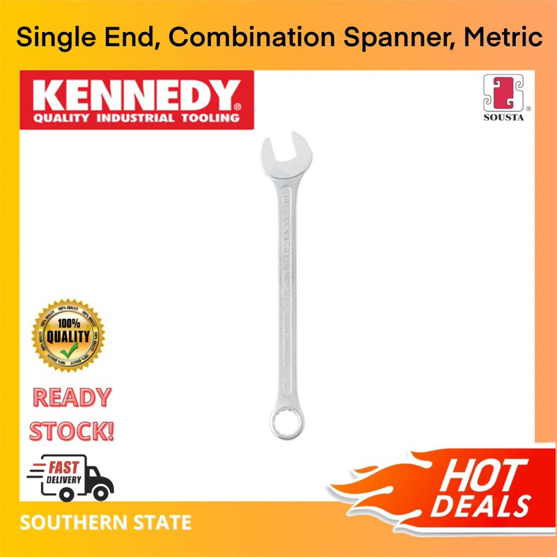 Kennedy Single End, Combination Spanner, Metric KEN-582-2610K，KEN-582 ...