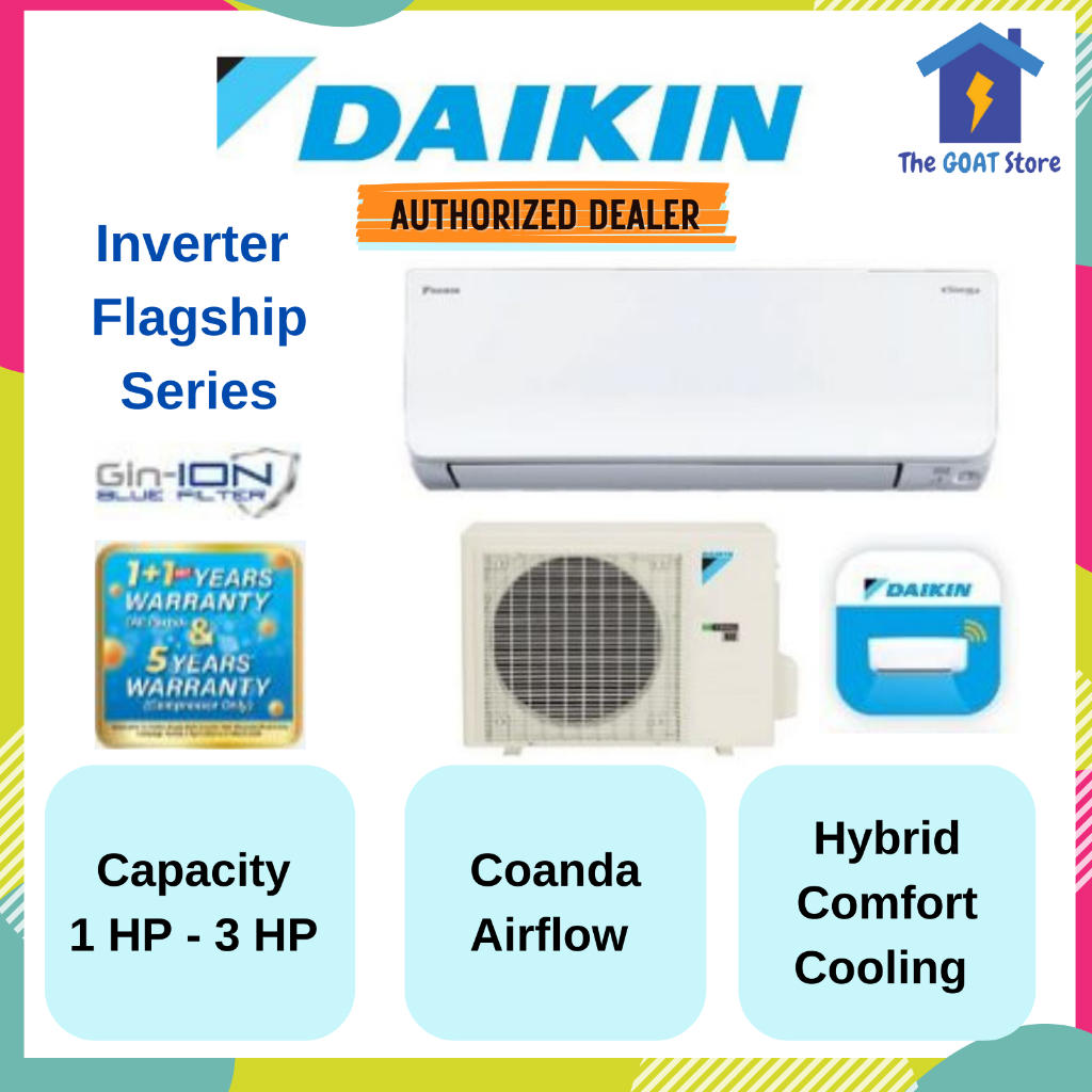 Daikin Wall Mounted Air Conditioner (Inverter Flagship)(FTKM series ...