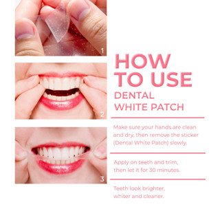 Dentific Dental White Patch To Whiten Teeth Like Bleaching with ...