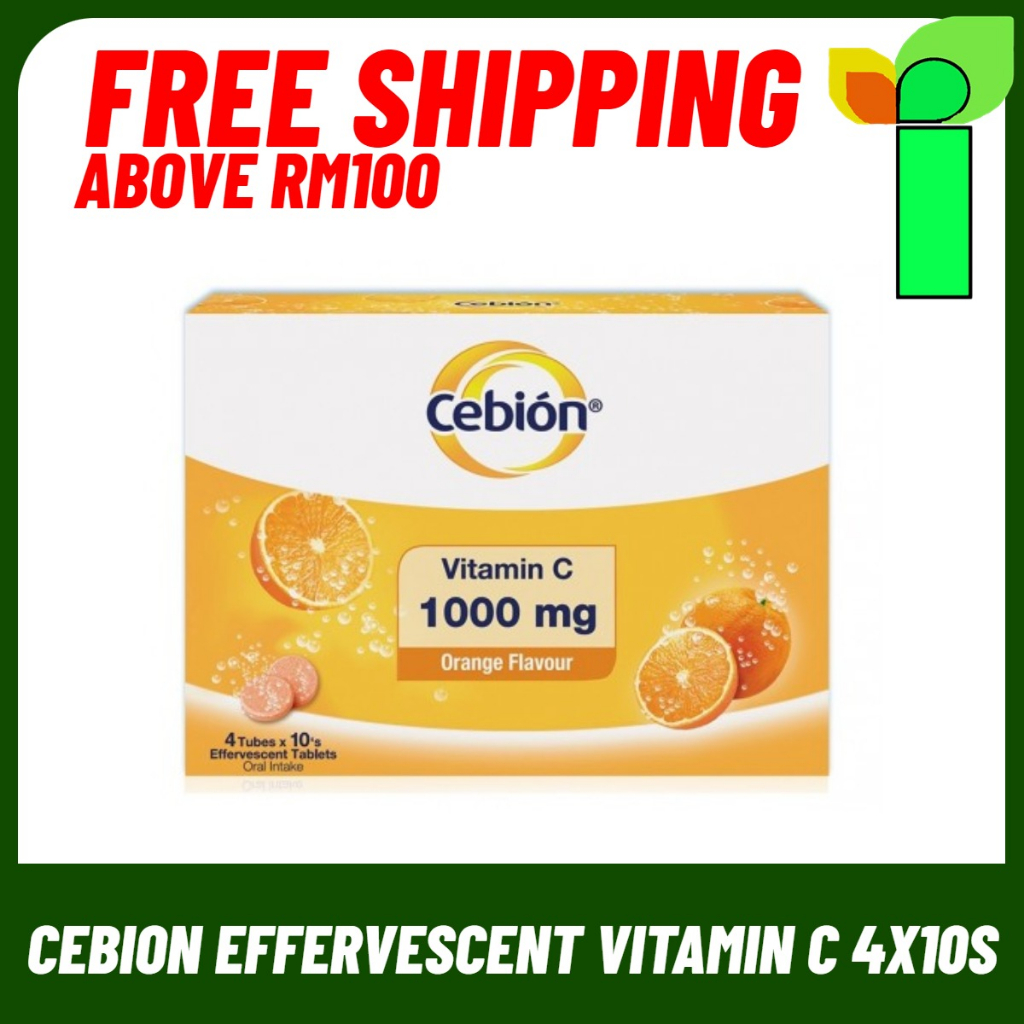 Cebion Effervescent Vitamin C 1000mg Without Box (4x10S) | Shopee Malaysia