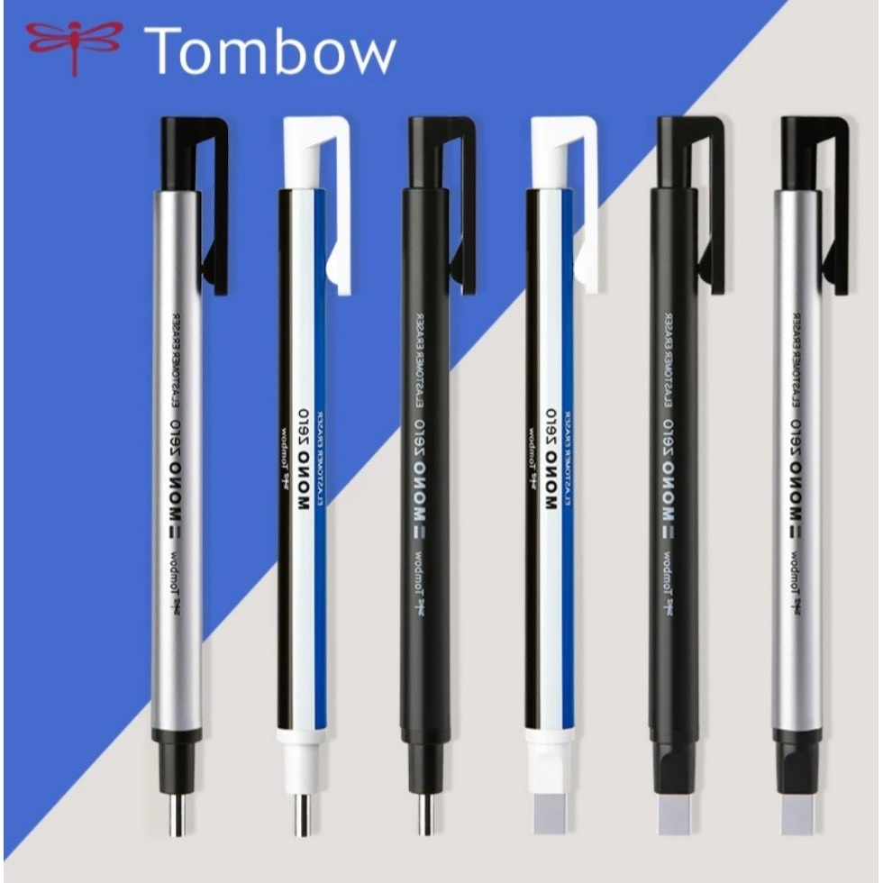 Tombow MONO Zero Eraser Retractable Elastomer Eraser Pen Refill Round ...