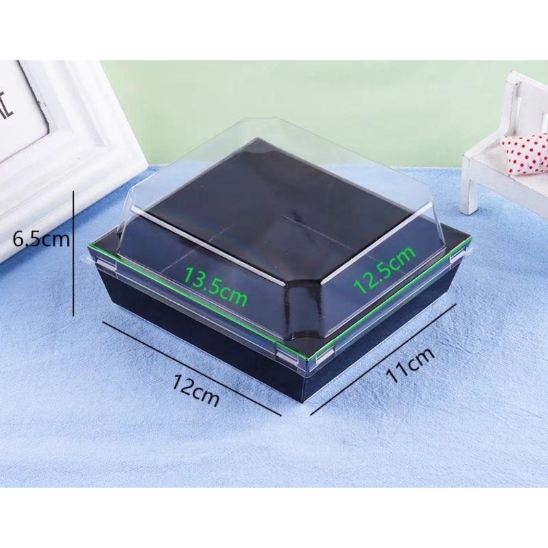 [BUNDLE] 50 PCS Kraft/White Paper Square and Rectangular Cake Box ...