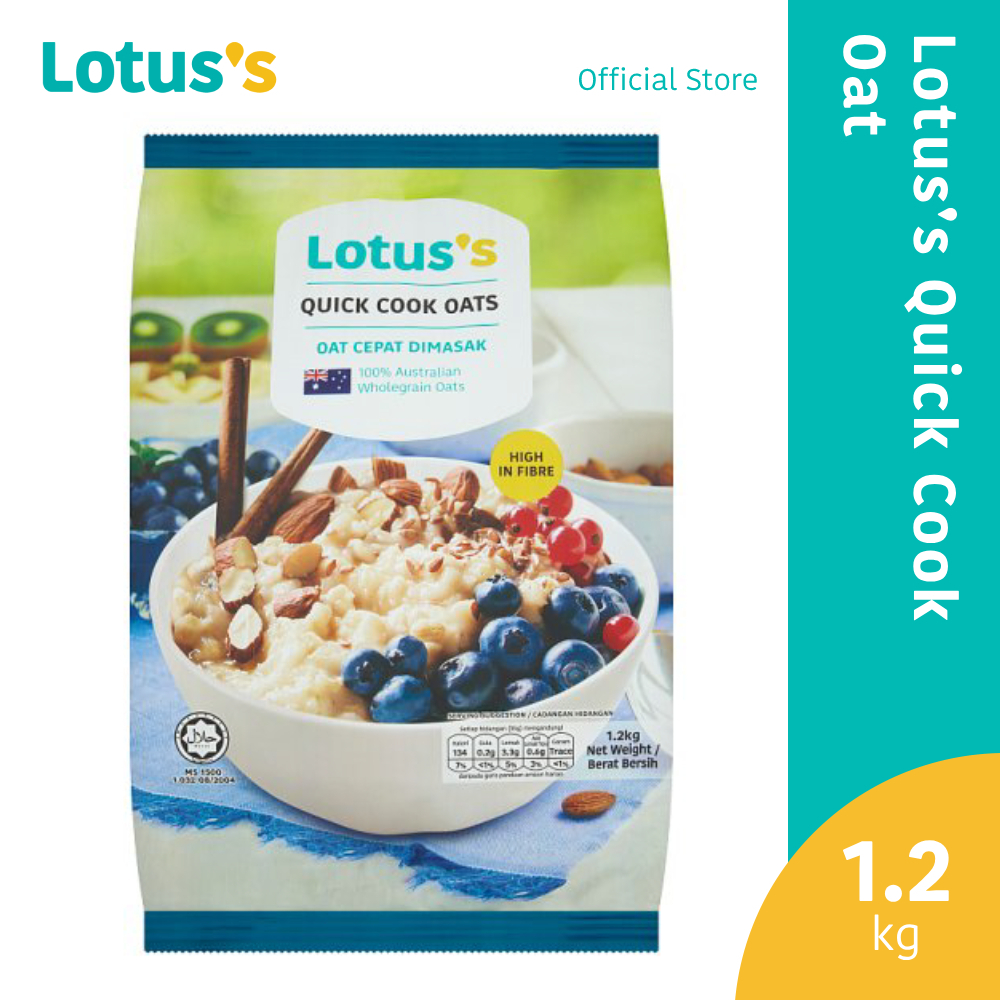 Lotus's Quick Cook Oat (1.2kg) | Shopee Malaysia