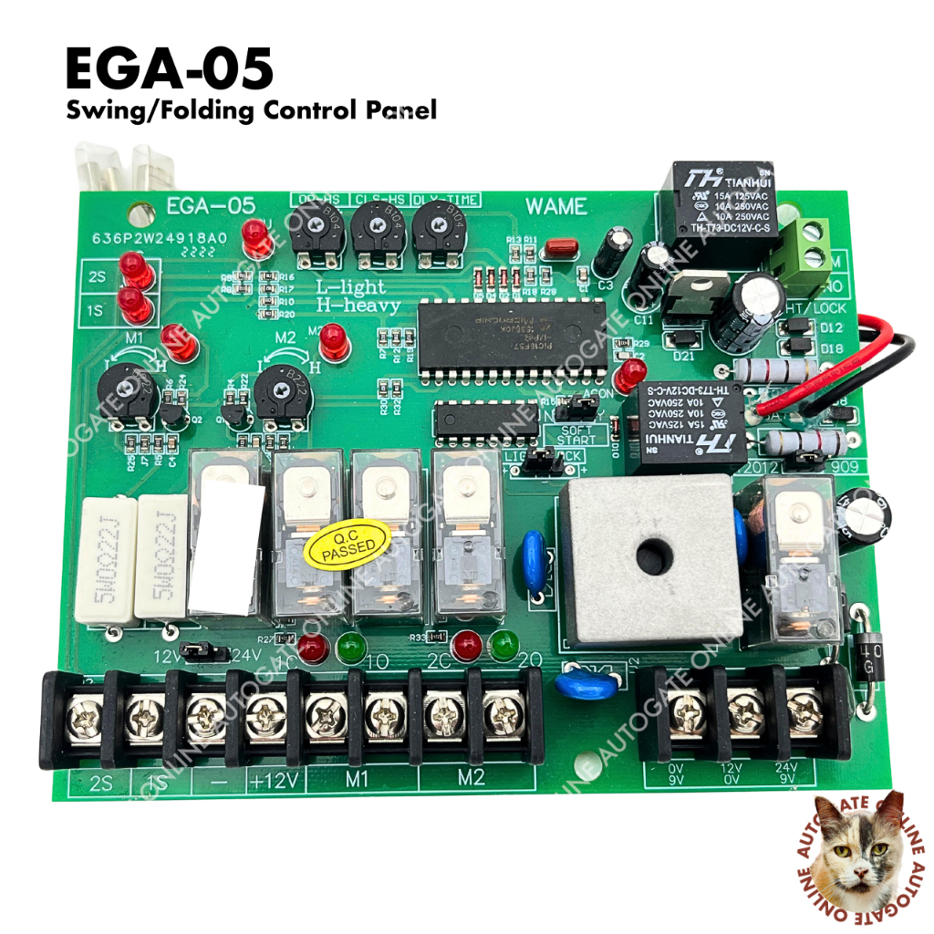 EGA-05 Autogate Swing / Folding Gate Control Board PCB Panel | Shopee ...