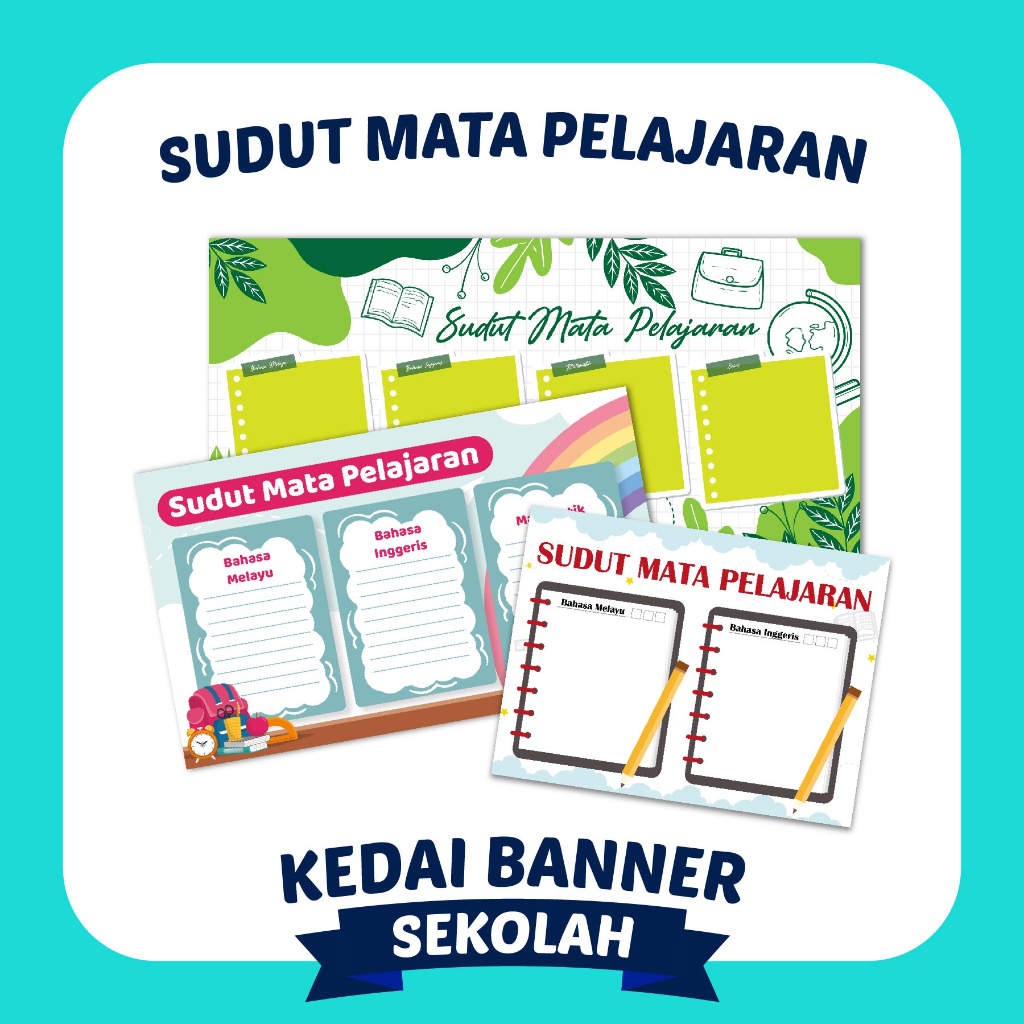 Carta Sudut Mata Pelajaran | Sudut Mata Pelajaran | Subject Corner ...