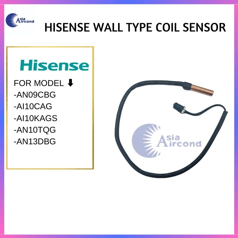 HISENSE COIL SENSOR / TEMPERATURE SENSOR 1.0HP-1.5HP (COIL ONLY ...