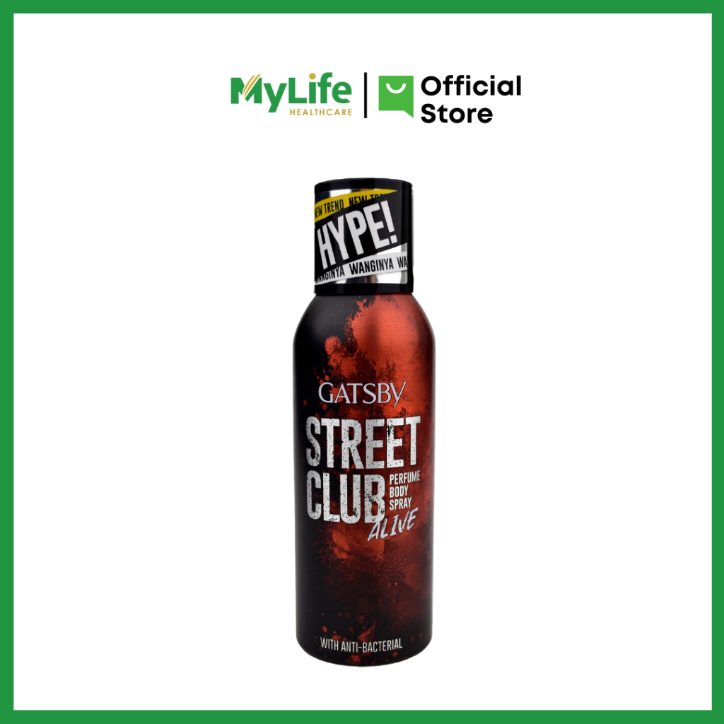 GATSBY BODY SPRAY STREET CLUB ALIVE 150ML | Shopee Malaysia