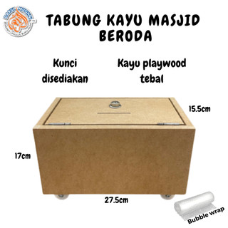TABUNG MASJID BERODA -Tabung masjid -Tabung surau -Tabung kayu -Tabung Beroda | Shopee Malaysia