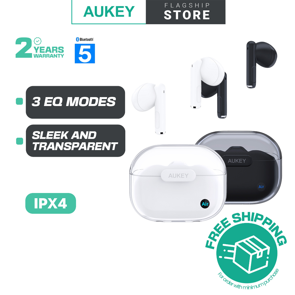 Aukey EP-M2 Move Air TWS Driver 13mm. Bluetooth 5.3 IPX4 True Wireless ...