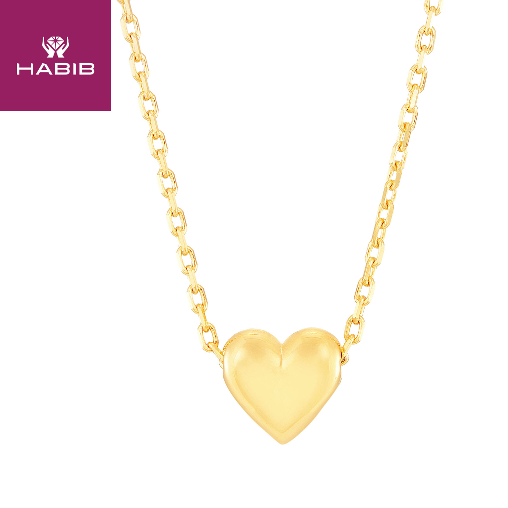 HABIB Oro Italia 916 Yellow Gold Necklace GC28310922 | Shopee Malaysia