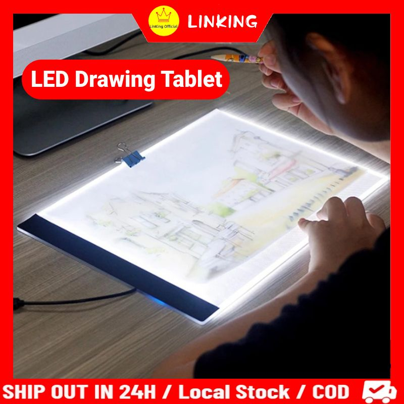 A5 LED Copy Board Light Pad Drawing Tracing Tablet Copyboard Animation Sketching Stencil Diamond ...