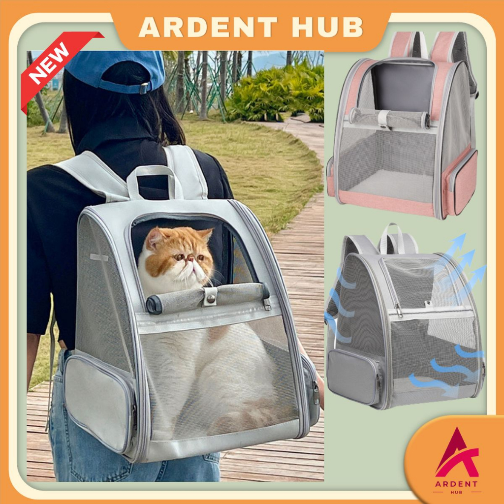 Premium Cat Carrier Bag Cat Bag Pet Bag Pet Carrier Cat Backpack Beg ...
