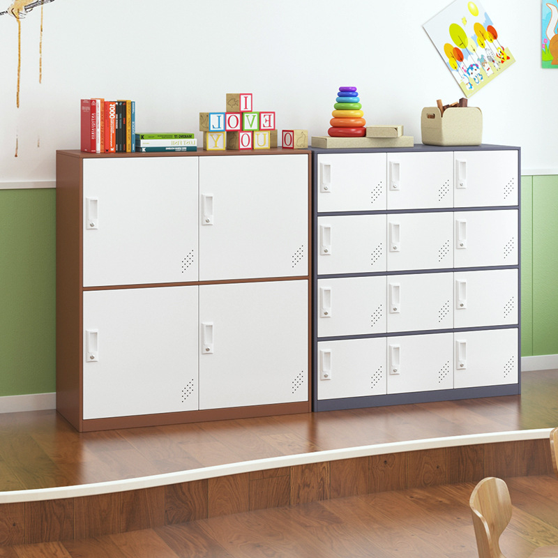 Kindergarten Schoolbag Cabinet Classroom Student Cabin Iron Sheet ...