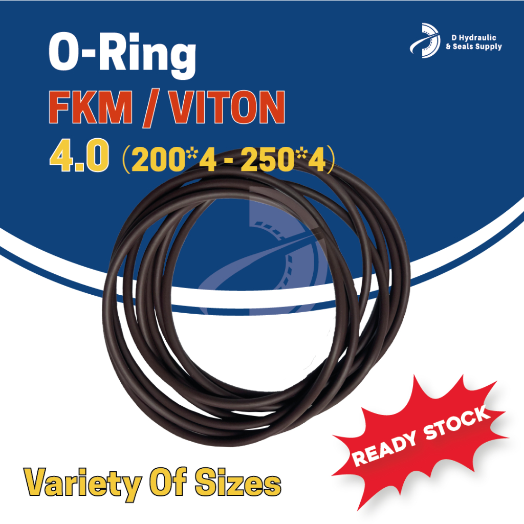 4.0 [200-250] Viton O Ring FKM O Ring Rubber Viton O Ring Rubber Ring O ...