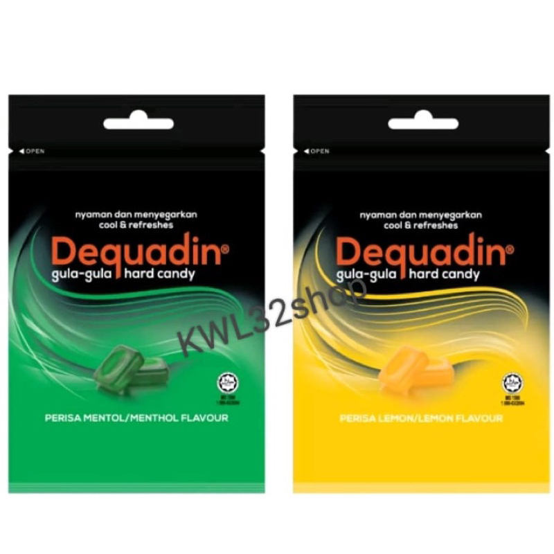 DEQUADIN Hard Candy 10’s Zip (Menthol / Lemon) | Shopee Malaysia