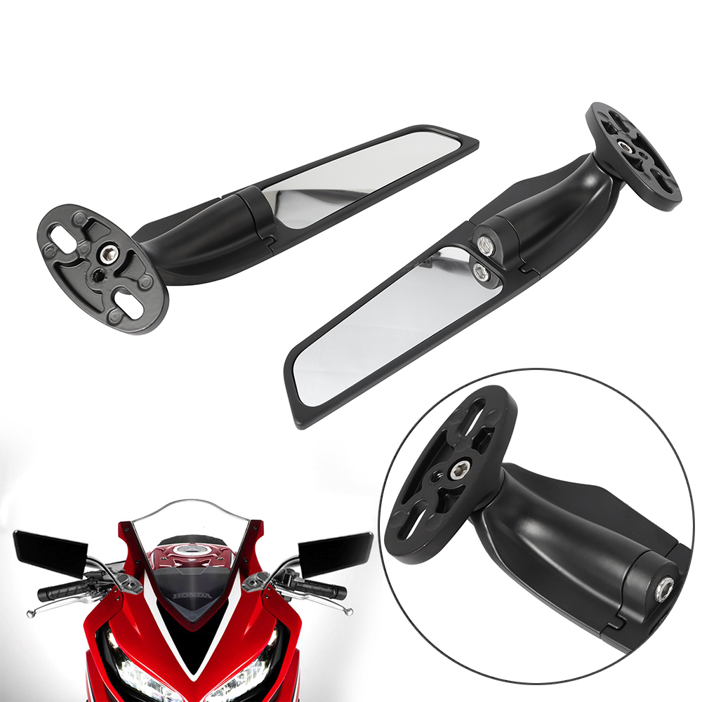 Winglet Side Mirror Cermin Sisi Stealth Wing Rearview Yamaha R25 R15 ...