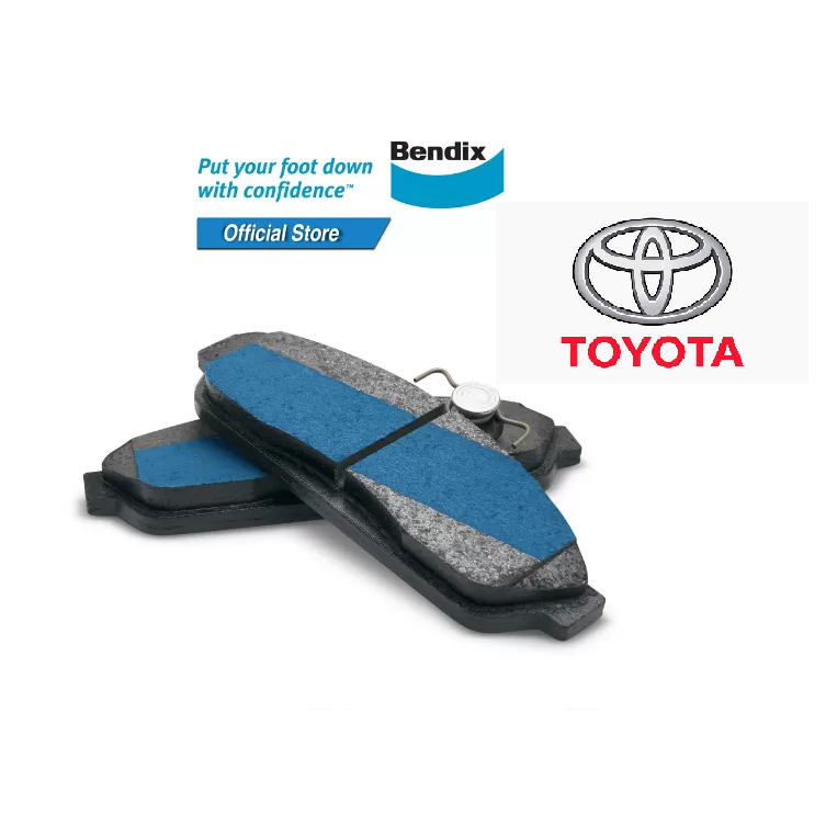 Original Bendix Metal King Titanium DB2419 Rear Brake Pads For Toyota ...