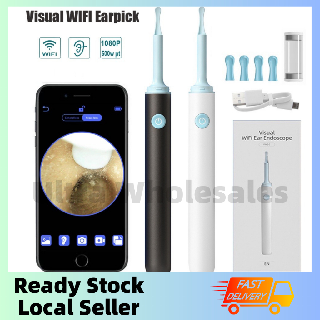 Hailicare 3.9mm Earpick With Camera For Baby Adult Otoscope Endoscope ...