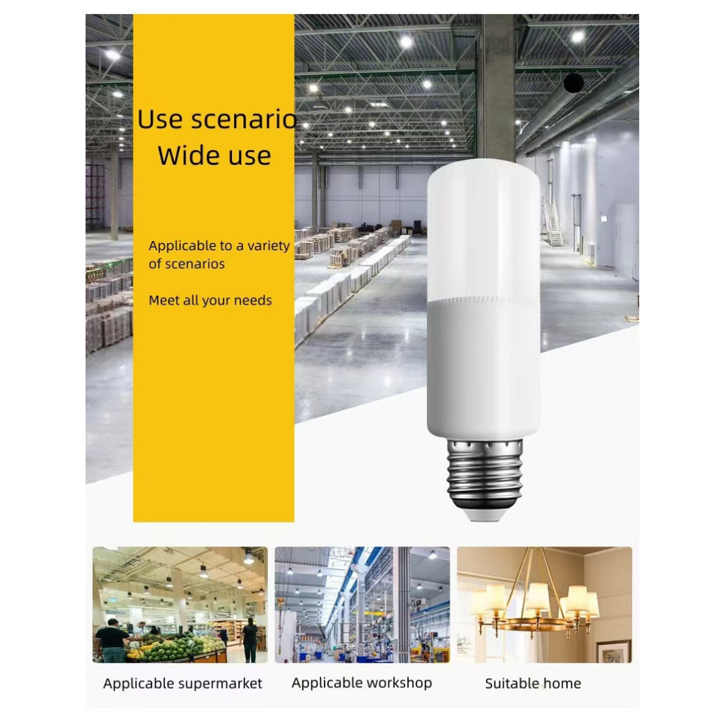 10W 15W / STICK BULB E27 / AC LED Light Bulb / Energy Saving LED mentol Lampu | Shopee Malaysia