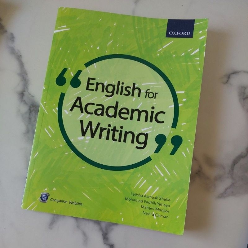 ENGLISH FOR ACADEMIC WRITING (UiTM Preloved) | Shopee Malaysia