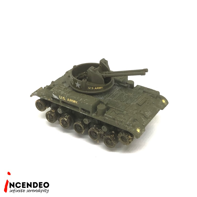 Vintage TOMY Japan Tomica Combat US M-42 1/87 Diecast Tank Model Toy ...