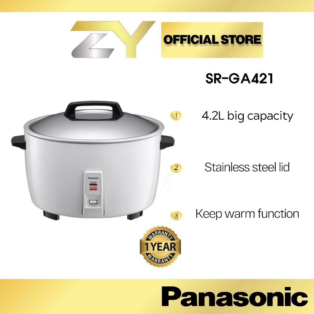 Panasonic Rice Cooker SR-GA421 4.2L 1550W Periuk Nasi | Shopee Malaysia